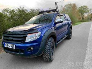 Blue Ford Ranger 2013 in Riga, with an engine capacity of 2.20 L and mileage of 228 thousand km for 15000 €, photo 4 on AUTOMOTO.COM.LV