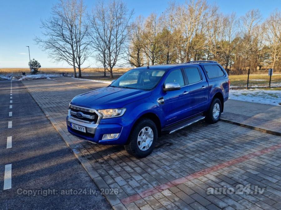 Blue Ford Ranger 2016 in Parnu, with an engine capacity of 3.20 L and mileage of 213 thousand km for 18000 €, photo 1 on AUTOMOTO.COM.LV