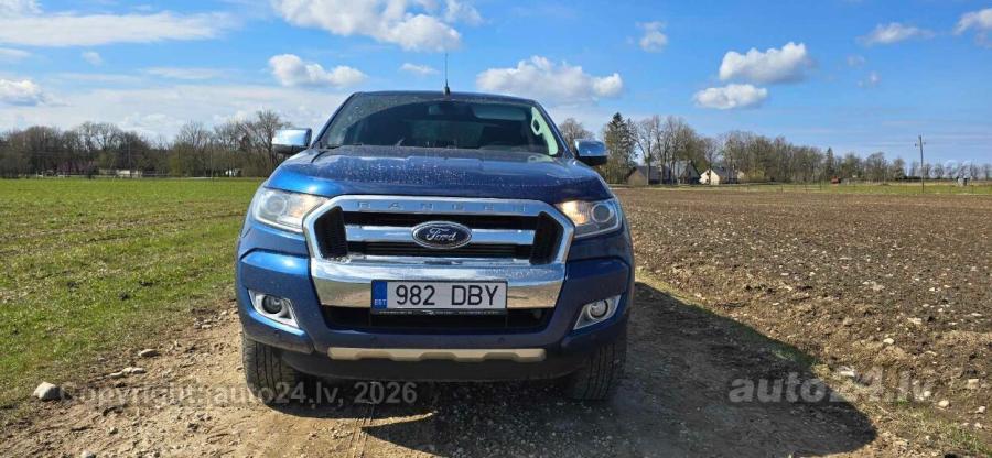 Blue Ford Ranger 2019 in Tallinn, with an engine capacity of 2.20 L and mileage of 196 thousand km for 24800 €, photo 2 on AUTOMOTO.COM.LV