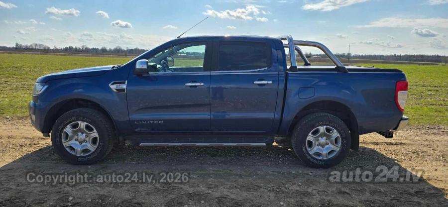 Blue Ford Ranger 2019 in Tallinn, with an engine capacity of 2.20 L and mileage of 196 thousand km for 24800 €, photo 3 on AUTOMOTO.COM.LV