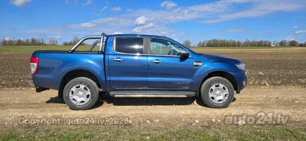 Blue Ford Ranger 2019 in Tallinn, with an engine capacity of 2.20 L and mileage of 196 thousand km for 24800 €, photo 4 on AUTOMOTO.COM.LV