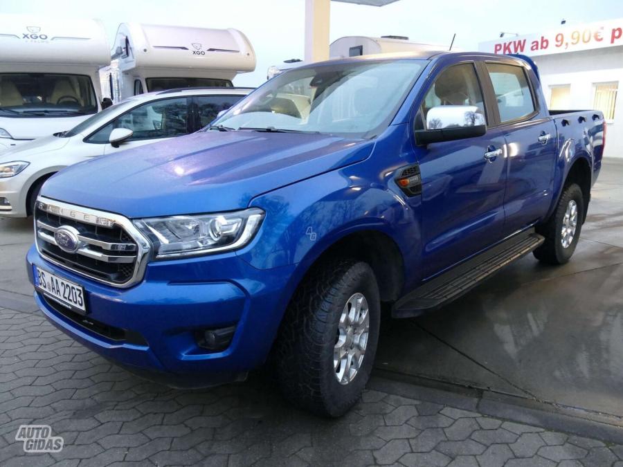 Blue Ford Ranger 2022 in Kaunas, with an engine capacity of 2.00 L and mileage of 81 thousand km for 26830 €, photo 3 on AUTOMOTO.COM.LV