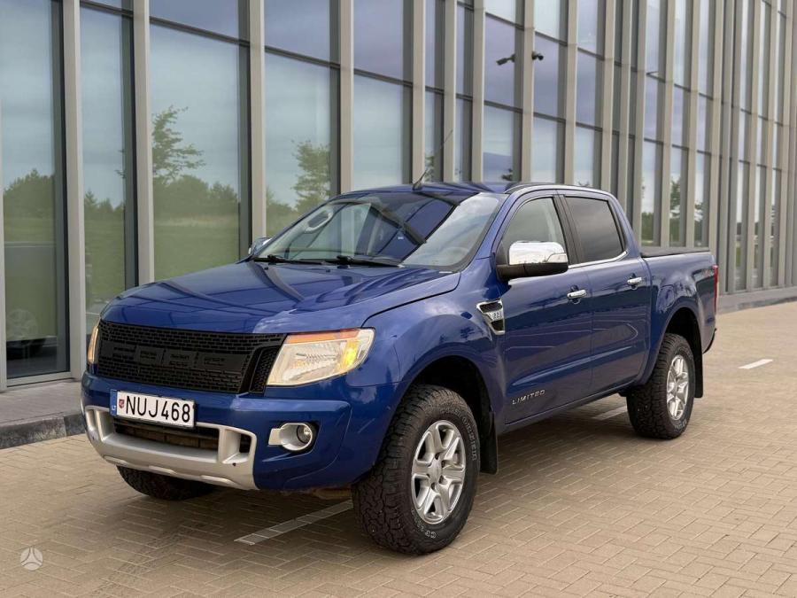 Zils Ford Ranger 2012 Molėtai, ar dzinēja tilpumu 2.20 L un nobraukumu 375 tūkst. km par 8250 €, foto 1 vietnē AUTOMOTO.COM.LV