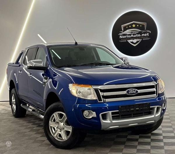 Blue Ford Ranger 2014 in Marijampole, with an engine capacity of 2.20 L and mileage of 177 thousand km for 12999 €, photo 1 on AUTOMOTO.COM.LV