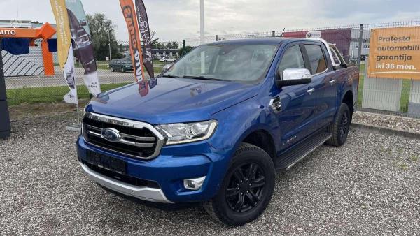 Blue Ford Ranger 2020 in Marijampole, with an engine capacity of 2.00 L and mileage of 330 thousand km for 16990 €, photo 6 on AUTOMOTO.COM.LV