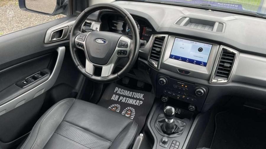 Zils Ford Ranger 2020 Marijampole, ar dzinēja tilpumu 2.00 L un nobraukumu 330 tūkst. km par 16990 €, foto 29 vietnē AUTOMOTO.COM.LV