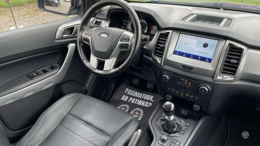 Zils Ford Ranger 2020 Marijampole, ar dzinēja tilpumu 2.00 L un nobraukumu 330 tūkst. km par 16990 €, foto 31 vietnē AUTOMOTO.COM.LV