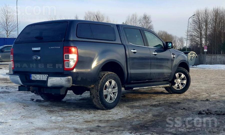 Zils Ford Ranger 2022 Liepāja, ar dzinēja tilpumu 2.00 L un nobraukumu 262 tūkst. km par 27000 €, foto 2 vietnē AUTOMOTO.COM.LV
