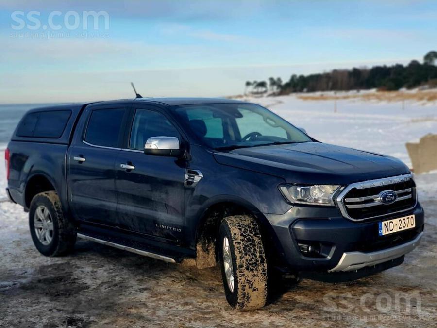 Zils Ford Ranger 2022 Liepāja, ar dzinēja tilpumu 2.00 L un nobraukumu 262 tūkst. km par 27000 €, foto 3 vietnē AUTOMOTO.COM.LV