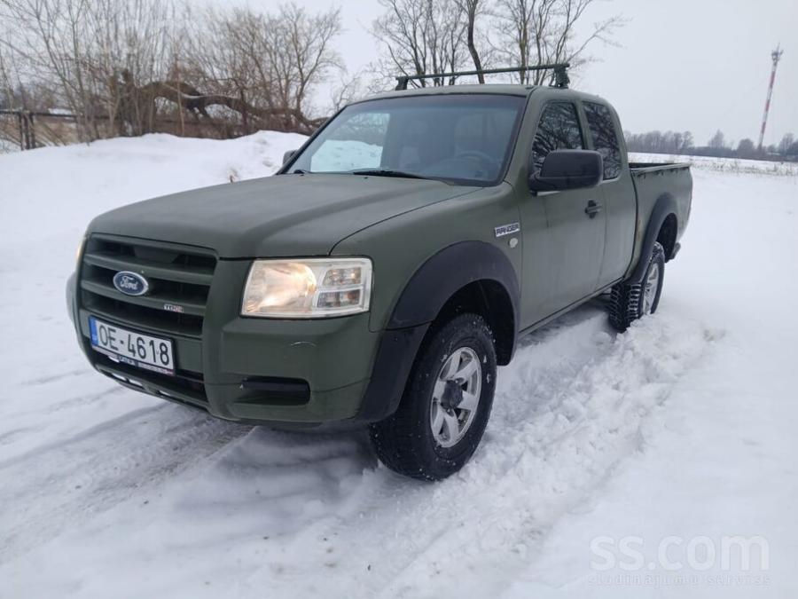 Green Ford Ranger 2008 in Bauska, with an engine capacity of 2.50 L and mileage of 382 thousand km for 6900 €, photo 1 on AUTOMOTO.COM.LV