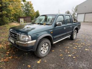 Zaļš Ford Ranger 2004 Ludza, ar dzinēja tilpumu 2.50 L un nobraukumu 225 tūkst. km par 8200 €, foto  vietnē AUTOMOTO.COM.LV