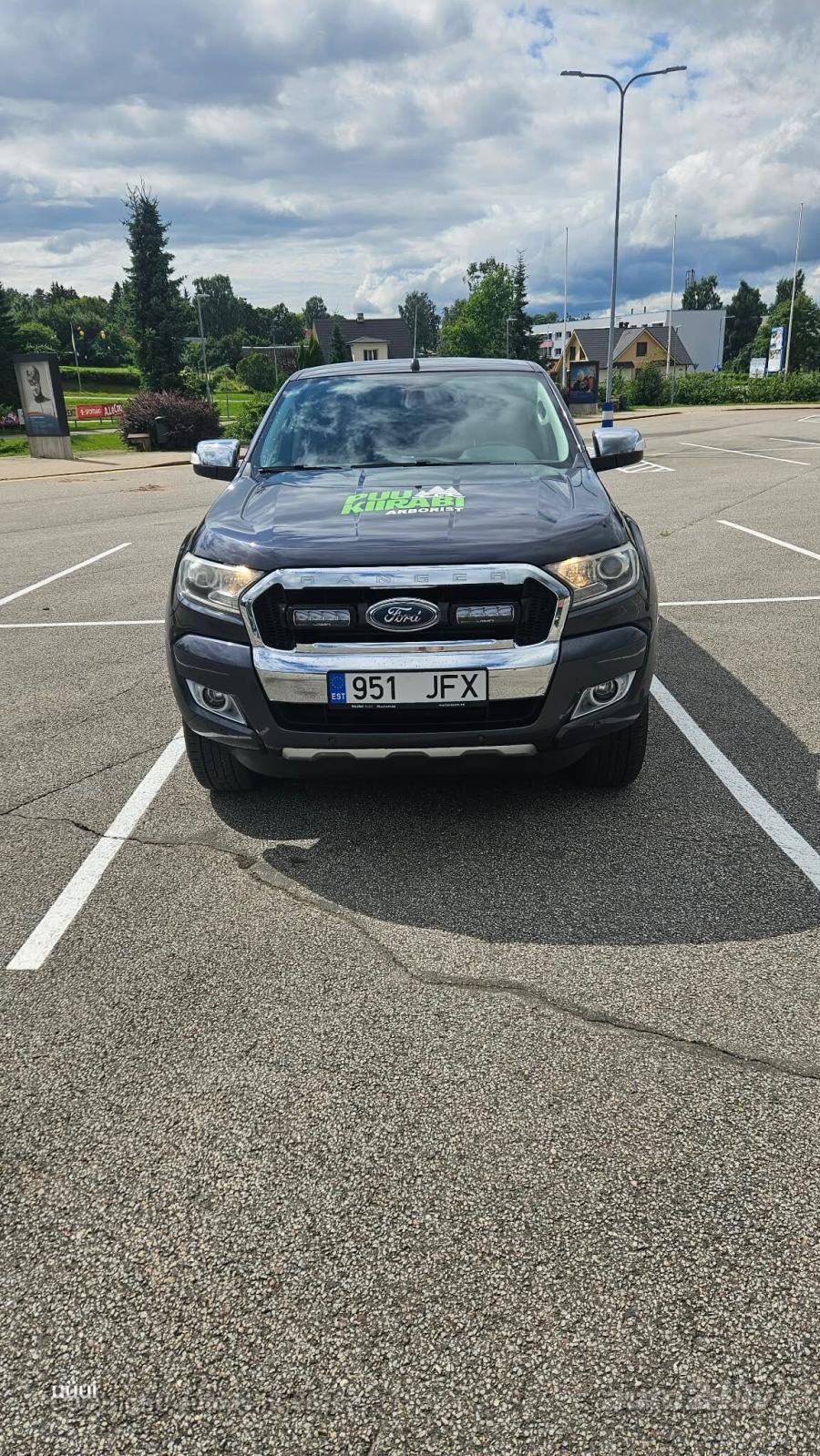 Grey Ford Ranger 2018 in Tallinn, with an engine capacity of 3.20 L and mileage of 191 thousand km for 21900 €, photo 3 on AUTOMOTO.COM.LV
