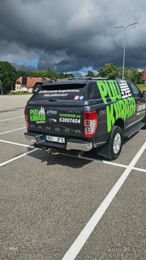 Grey Ford Ranger 2018 in Tallinn, with an engine capacity of 3.20 L and mileage of 191 thousand km for 21900 €, photo 4 on AUTOMOTO.COM.LV