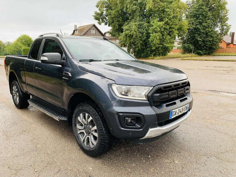 Grey Ford Ranger 2021 in Taurage, with an engine capacity of 2.00 L and mileage of 97 thousand km for 17800 €, photo 3 on AUTOMOTO.COM.LV