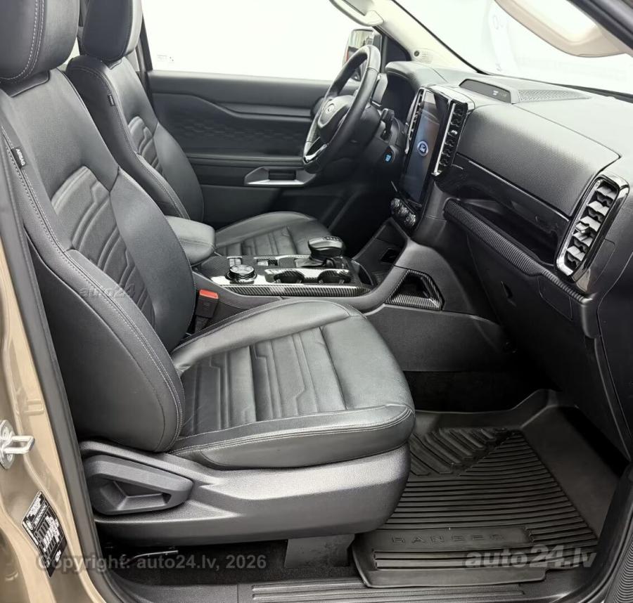 Grey Ford Ranger 2023 in Tallinn, with an engine capacity of 2.00 L and mileage of 55 thousand km for 49990 €, photo 12 on AUTOMOTO.COM.LV