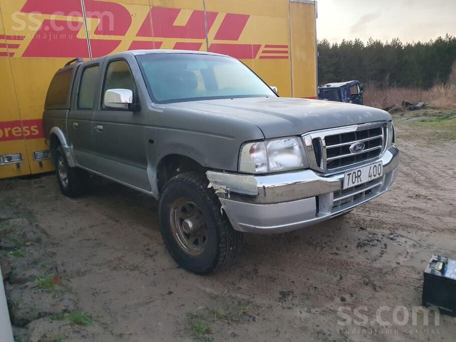 Grey Ford Ranger 2003 in Liepaja, with an engine capacity of 2.50 L and mileage of 310 thousand km for 4500 €, photo 3 on AUTOMOTO.COM.LV