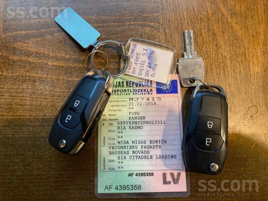 Pelēks Ford Ranger 2018 Rīga, ar dzinēja tilpumu 3.00 L un nobraukumu 244 tūkst. km par 21900 €, foto 7 vietnē AUTOMOTO.COM.LV