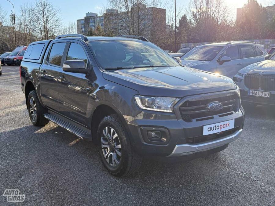Grey Ford Ranger 2021 in Vilnius, with an engine capacity of 2.00 L and mileage of 199 thousand km for 22900 €, photo 2 on AUTOMOTO.COM.LV