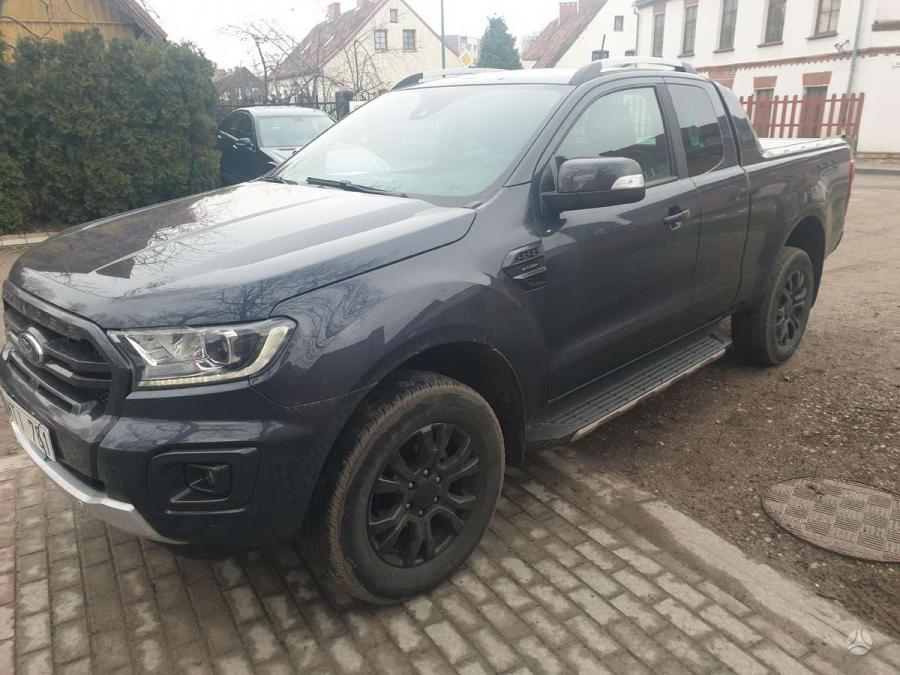 Pelēks Ford Ranger 2022 Klaipėda, ar dzinēja tilpumu 2.00 L un nobraukumu 27 tūkst. km par 19400 €, foto 1 vietnē AUTOMOTO.COM.LV