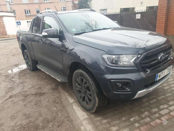 Grey Ford Ranger 2022 in Klaipeda, with an engine capacity of 2.00 L and mileage of 27 thousand km for 19400 €, photo 2 on AUTOMOTO.COM.LV