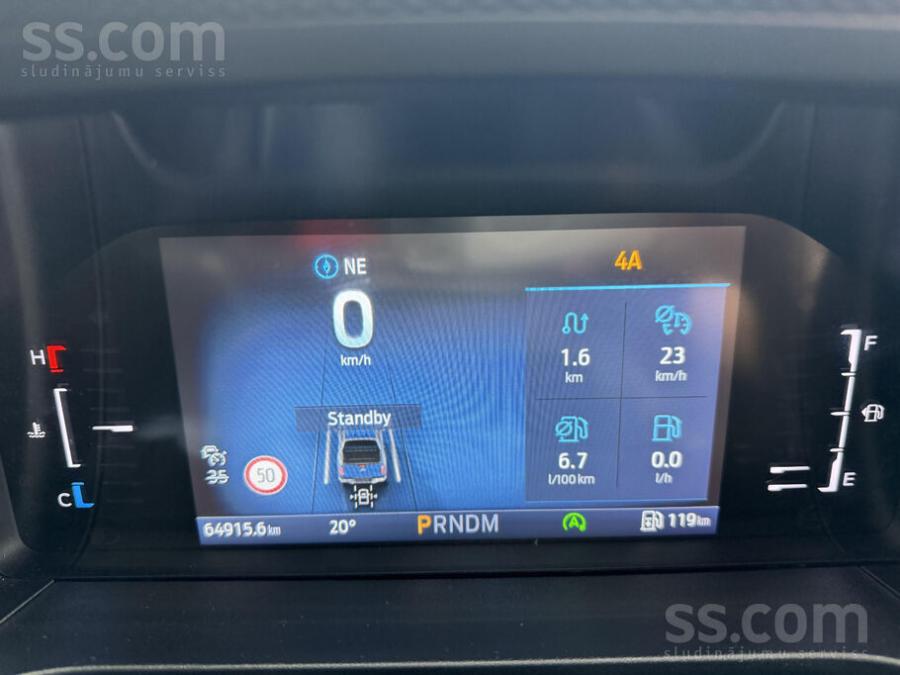 Grey Ford Ranger 2023 in Riga, with an engine capacity of 2.00 L and mileage of 65 thousand km for 37000 €, photo 5 on AUTOMOTO.COM.LV