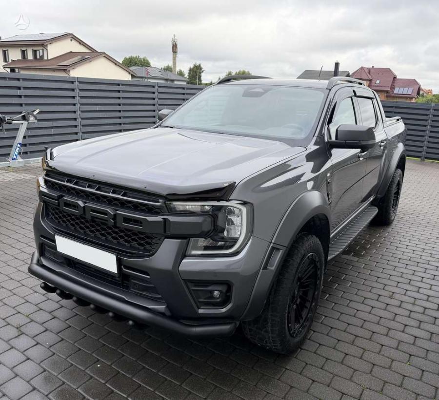 Grey Ford Ranger 2024 in Klaipeda, with an engine capacity of 3.00 L and mileage of 9 thousand km for 43000 €, photo 4 on AUTOMOTO.COM.LV