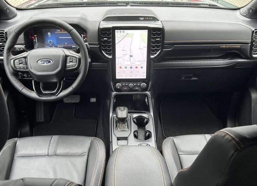 Grey Ford Ranger 2024 in Klaipeda, with an engine capacity of 3.00 L and mileage of 9 thousand km for 43000 €, photo 11 on AUTOMOTO.COM.LV