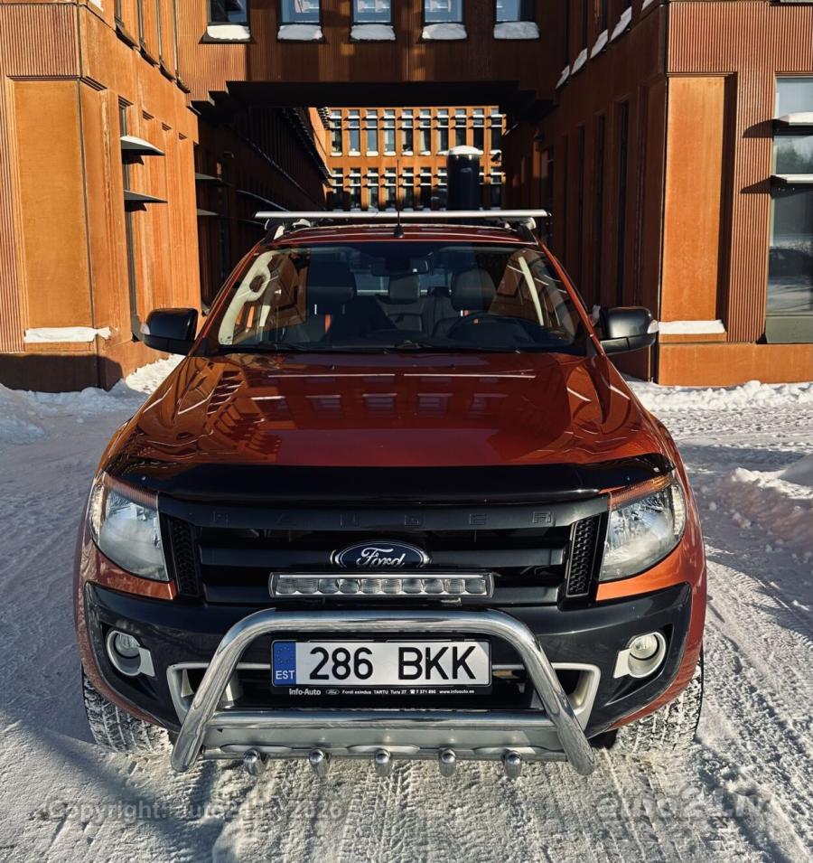 Orange Ford Ranger 2013 in Tartu, with an engine capacity of 3.20 L and mileage of 206 thousand km for 16900 €, photo 2 on AUTOMOTO.COM.LV