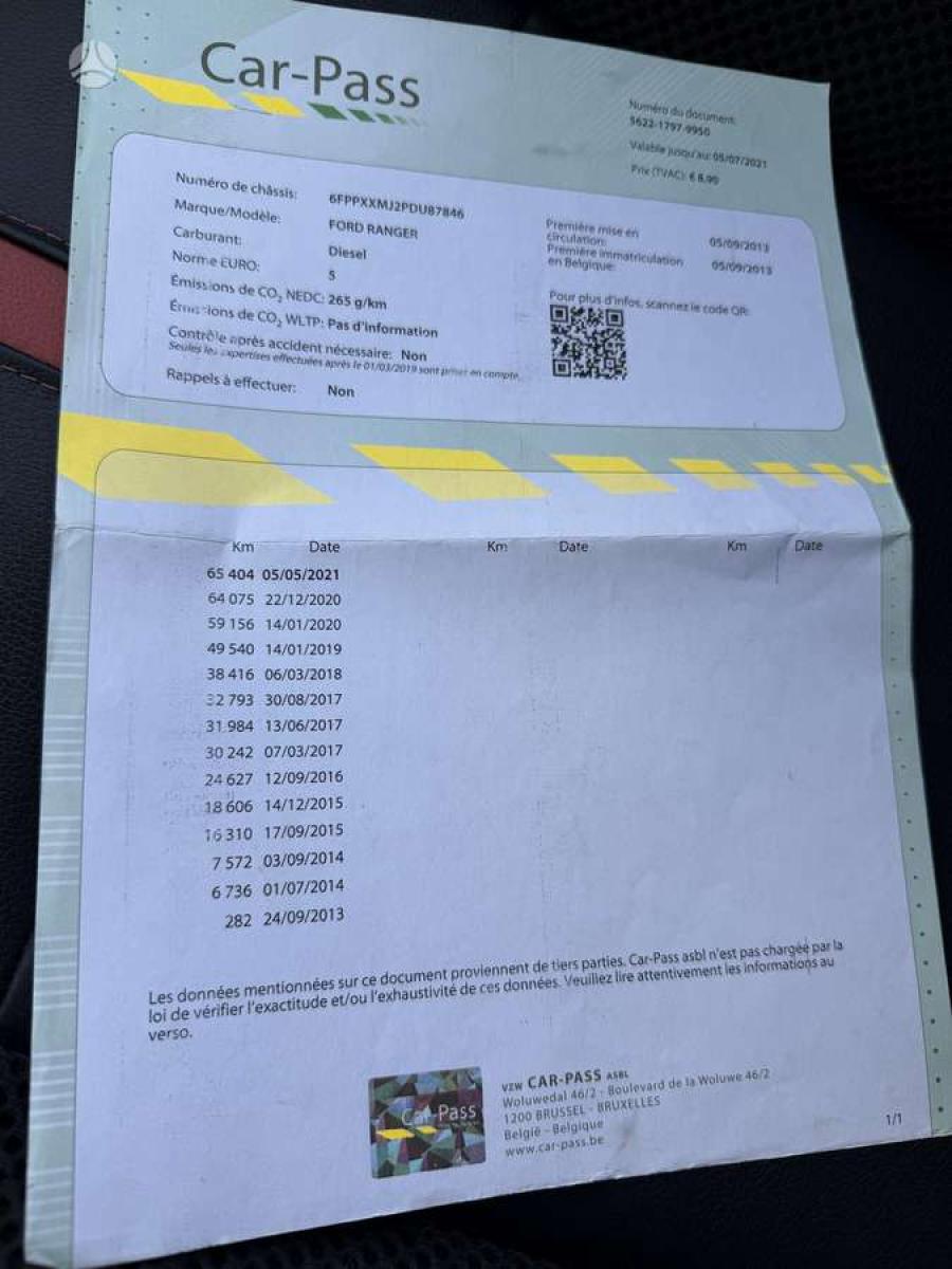 Oranžs Ford Ranger 2013 Šauļi, ar dzinēja tilpumu 3.20 L un nobraukumu 223 tūkst. km par 12900 €, foto 34 vietnē AUTOMOTO.COM.LV