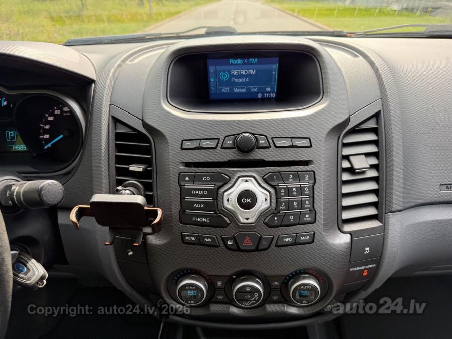 Orange Ford Ranger 2014 in Tallinn, with an engine capacity of 3.20 L and mileage of 146 thousand km for 15900 €, photo 17 on AUTOMOTO.COM.LV