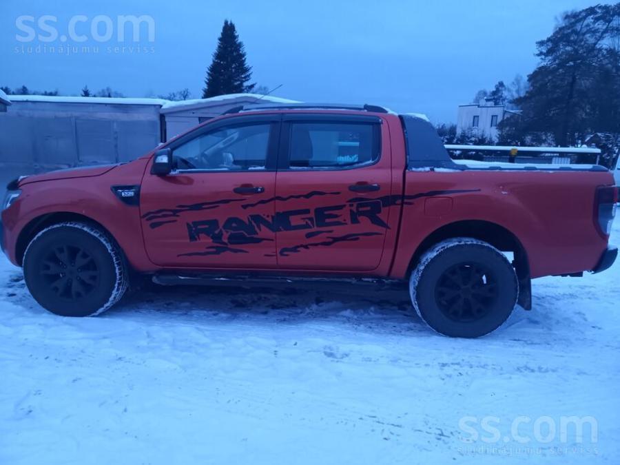 Orange Ford Ranger 2015 in Riga, with an engine capacity of 3.20 L and mileage of 309 thousand km for 15000 €, photo 6 on AUTOMOTO.COM.LV