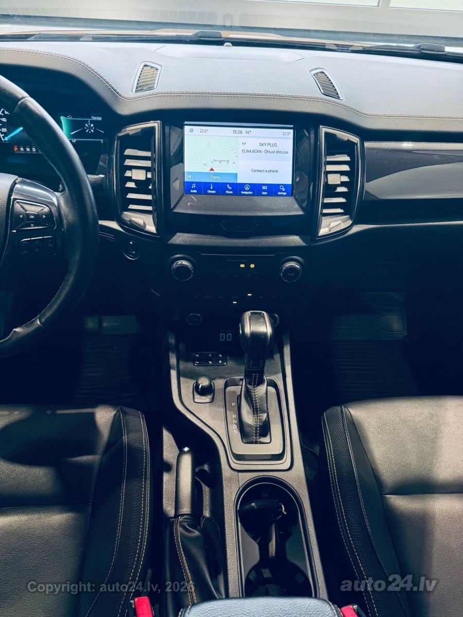 Orange Ford Ranger 2020 in Parnu, with an engine capacity of 2.00 L and mileage of 151 thousand km for 29900 €, photo 8 on AUTOMOTO.COM.LV