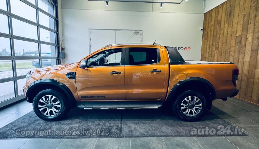 Orange Ford Ranger 2020 in Parnu, with an engine capacity of 2.00 L and mileage of 151 thousand km for 29900 €, photo 13 on AUTOMOTO.COM.LV