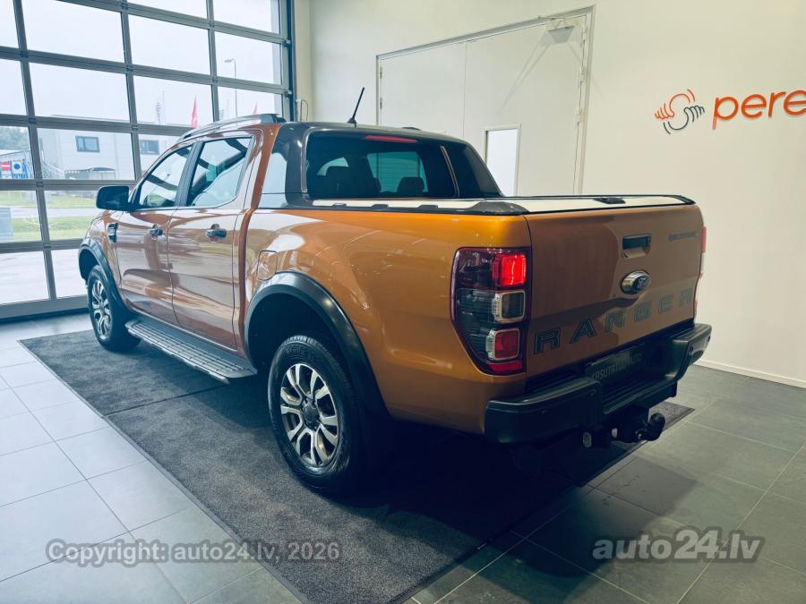 Orange Ford Ranger 2020 in Parnu, with an engine capacity of 2.00 L and mileage of 151 thousand km for 29900 €, photo 15 on AUTOMOTO.COM.LV