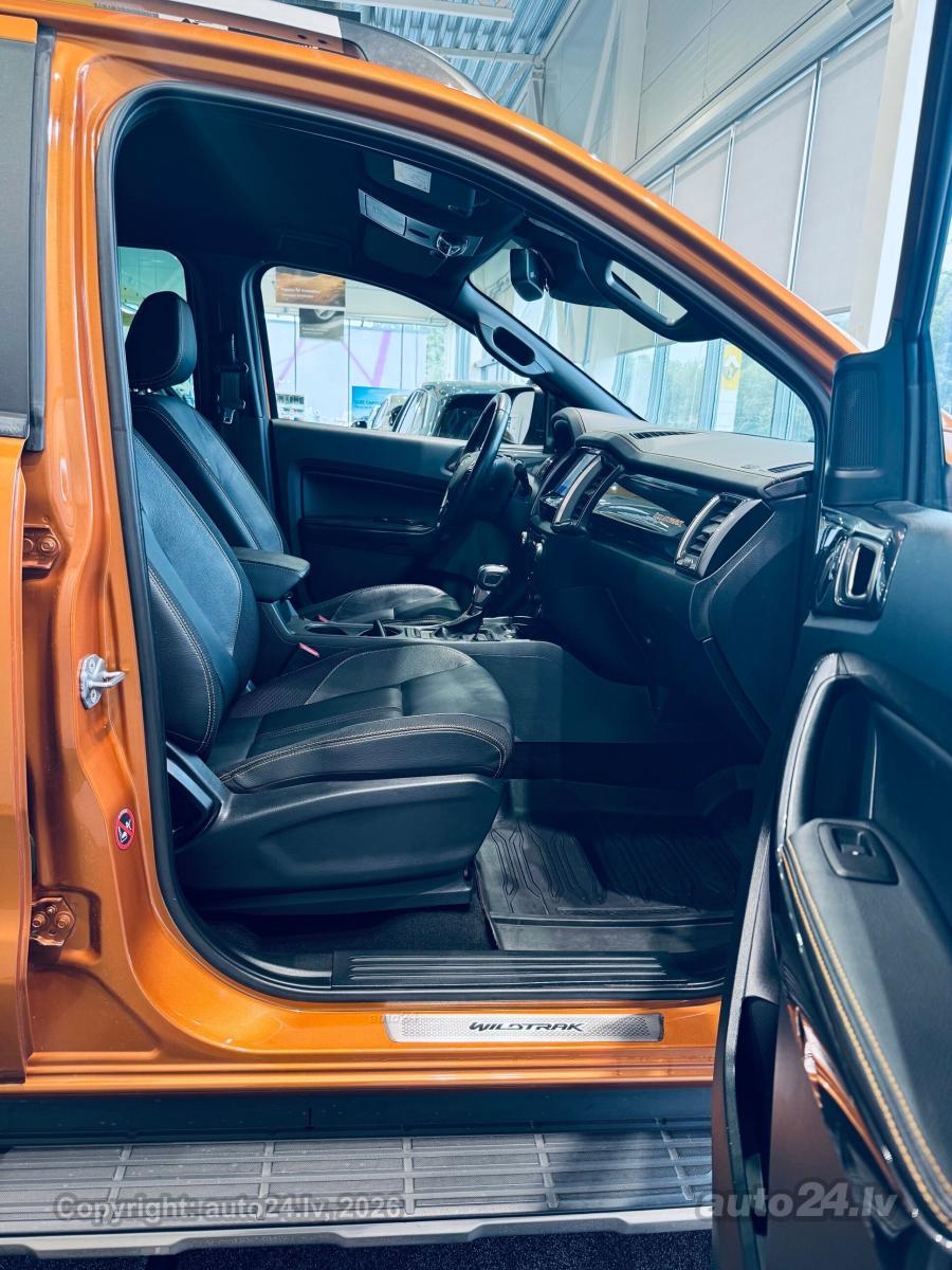 Orange Ford Ranger 2020 in Parnu, with an engine capacity of 2.00 L and mileage of 151 thousand km for 29900 €, photo 19 on AUTOMOTO.COM.LV