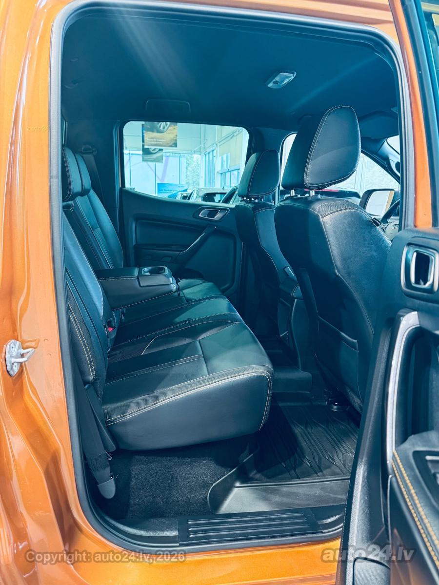 Orange Ford Ranger 2020 in Parnu, with an engine capacity of 2.00 L and mileage of 151 thousand km for 29900 €, photo 20 on AUTOMOTO.COM.LV