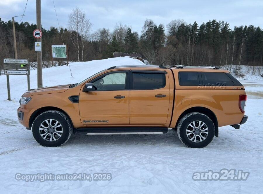 Orange Ford Ranger 2021 in Parnu, with an engine capacity of 2.00 L and mileage of 115 thousand km for 32900 €, photo 2 on AUTOMOTO.COM.LV