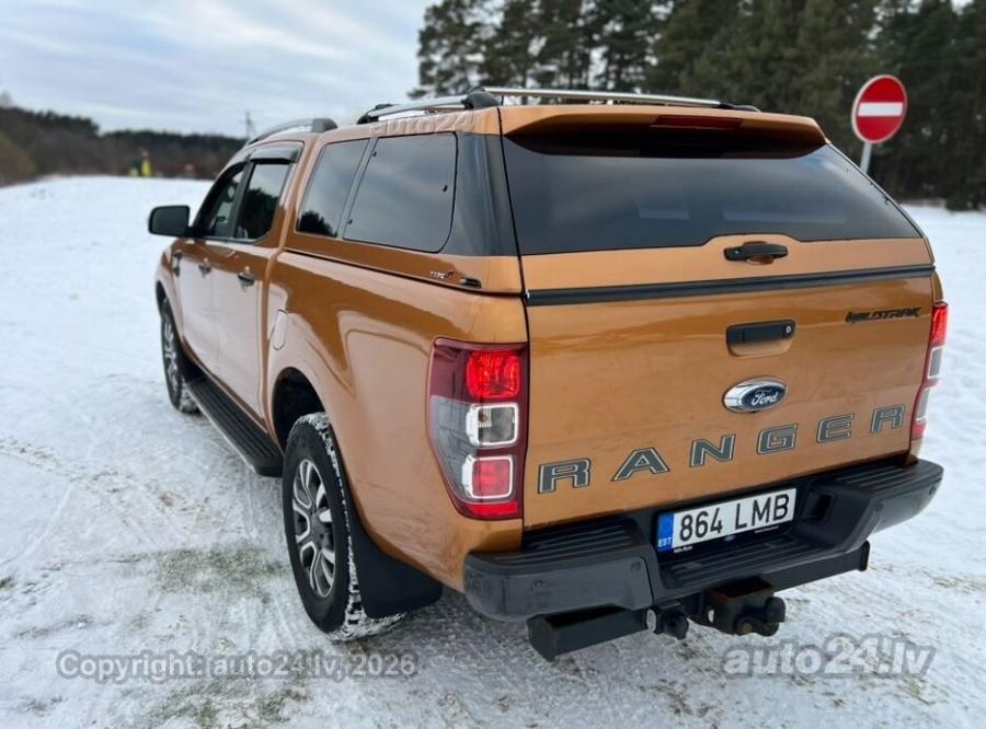 Orange Ford Ranger 2021 in Parnu, with an engine capacity of 2.00 L and mileage of 115 thousand km for 32900 €, photo 7 on AUTOMOTO.COM.LV