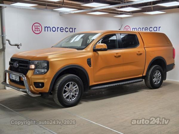 Orange Ford Ranger 2024 in Tallinn, with an engine capacity of 2.00 L and mileage of 58 thousand km for 40900 €, photo 1 on AUTOMOTO.COM.LV