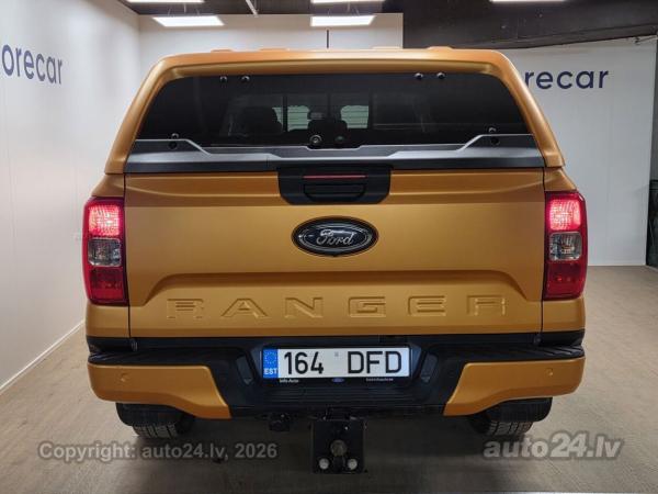 Orange Ford Ranger 2024 in Tallinn, with an engine capacity of 2.00 L and mileage of 58 thousand km for 40900 €, photo 5 on AUTOMOTO.COM.LV