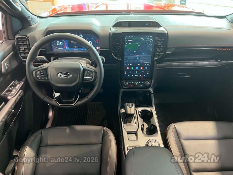 Oranžs Ford Ranger 2026 Tallina, ar dzinēja tilpumu 3.00 L un nobraukumu 0 tūkst. km par 60190 €, foto 10 vietnē AUTOMOTO.COM.LV