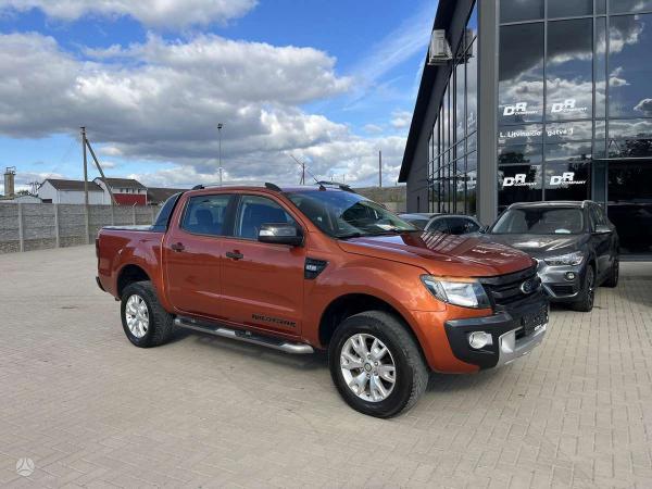 Orange Ford Ranger 2015 in Taurage, with an engine capacity of 3.20 L and mileage of 149 thousand km for 14400 €, photo 1 on AUTOMOTO.COM.LV