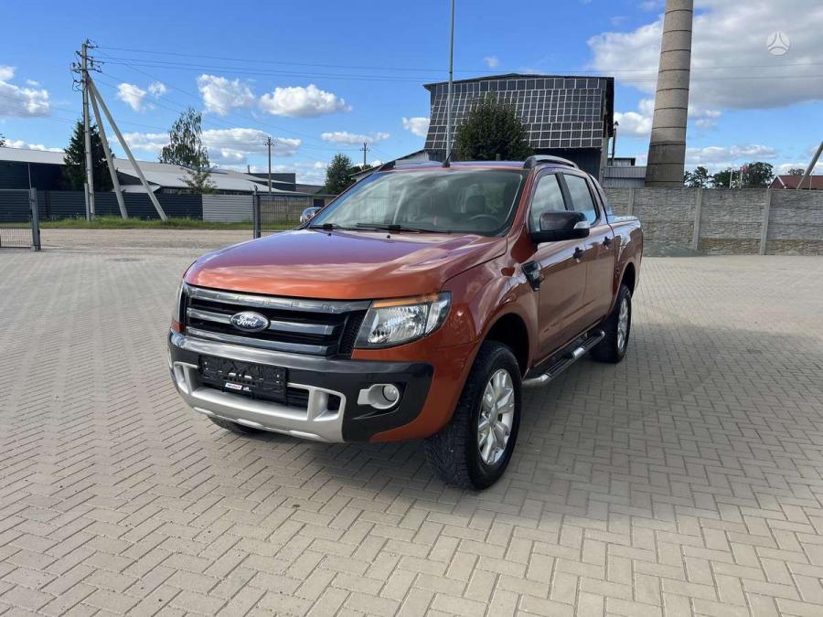 Orange Ford Ranger 2015 in Taurage, with an engine capacity of 3.20 L and mileage of 149 thousand km for 14400 €, photo 5 on AUTOMOTO.COM.LV