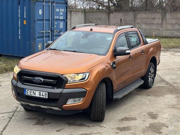 Orange Ford Ranger 2017 in Kaunas, with an engine capacity of 3.20 L and mileage of 305 thousand km for 17599 €, photo 6 on AUTOMOTO.COM.LV