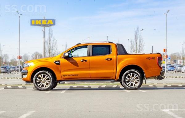 Orange Ford Ranger 2017 in Riga, with an engine capacity of 3.20 L and mileage of 154 thousand km for 19690 €, photo 4 on AUTOMOTO.COM.LV