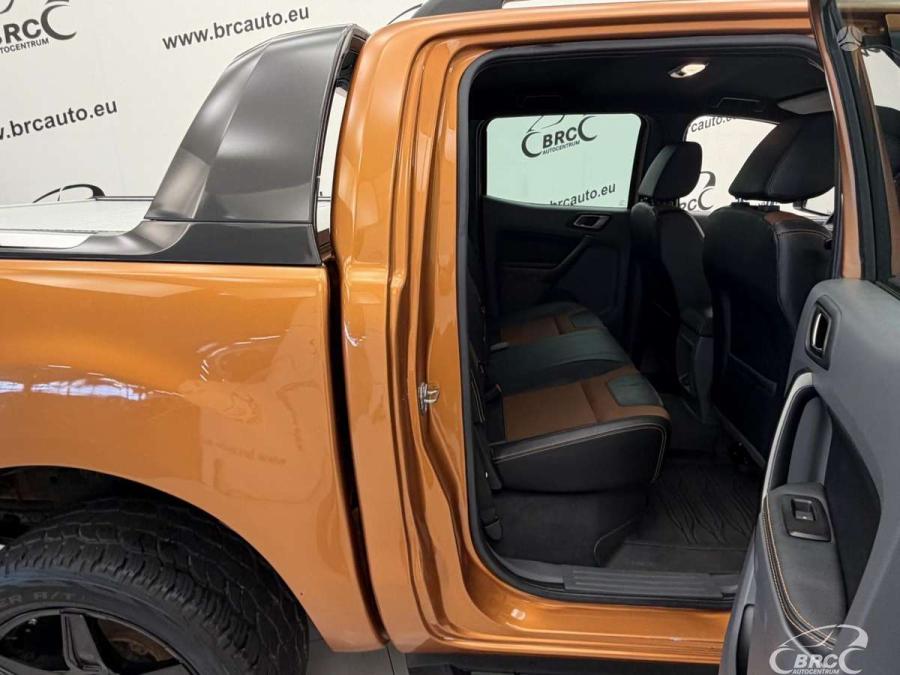 Orange Ford Ranger 2017 in Vilnius, with an engine capacity of 3.20 L and mileage of 87 thousand km for 19900 €, photo 11 on AUTOMOTO.COM.LV