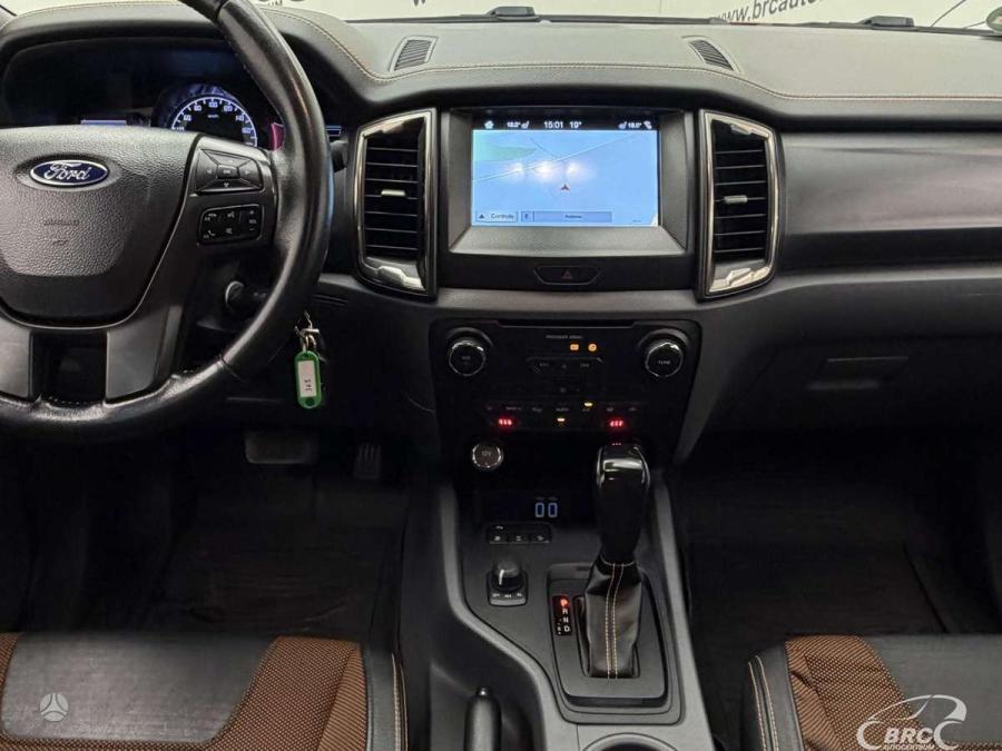 Orange Ford Ranger 2017 in Vilnius, with an engine capacity of 3.20 L and mileage of 87 thousand km for 19900 €, photo 15 on AUTOMOTO.COM.LV