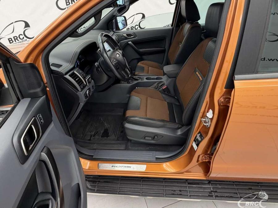 Orange Ford Ranger 2017 in Vilnius, with an engine capacity of 3.20 L and mileage of 87 thousand km for 19900 €, photo 22 on AUTOMOTO.COM.LV