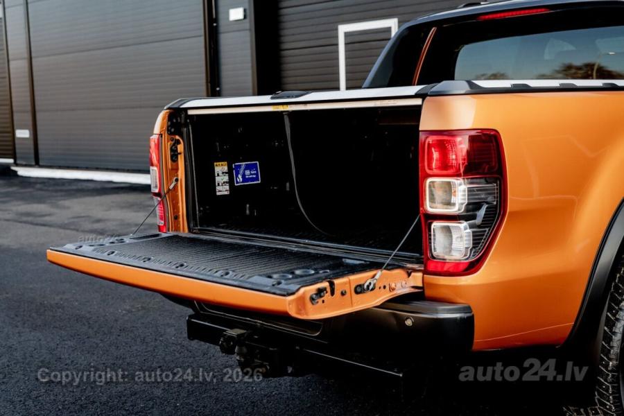 Orange Ford Ranger 2020 in Parnu, with an engine capacity of 2.00 L and mileage of 149 thousand km for 31900 €, photo 14 on AUTOMOTO.COM.LV