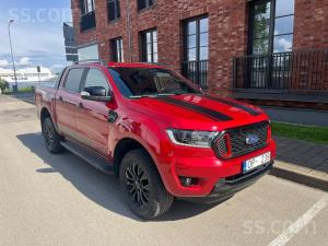 Red Ford Ranger 2022 in Riga, with an engine capacity of 2.00 L and mileage of 170 thousand km for 24900 €, photo 3 on AUTOMOTO.COM.LV